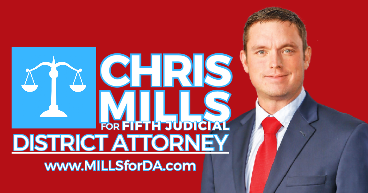 Republican Chris Mills for DA